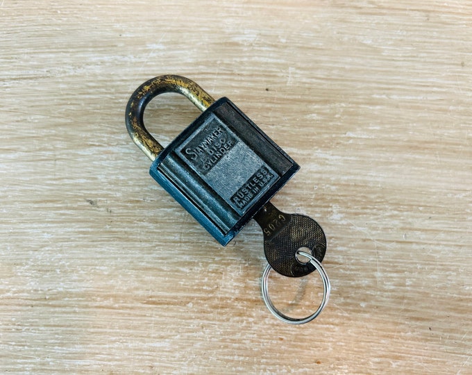 Vintage Slaymaker 5 Disc Cylinder Lock Padlock With Key - Etsy