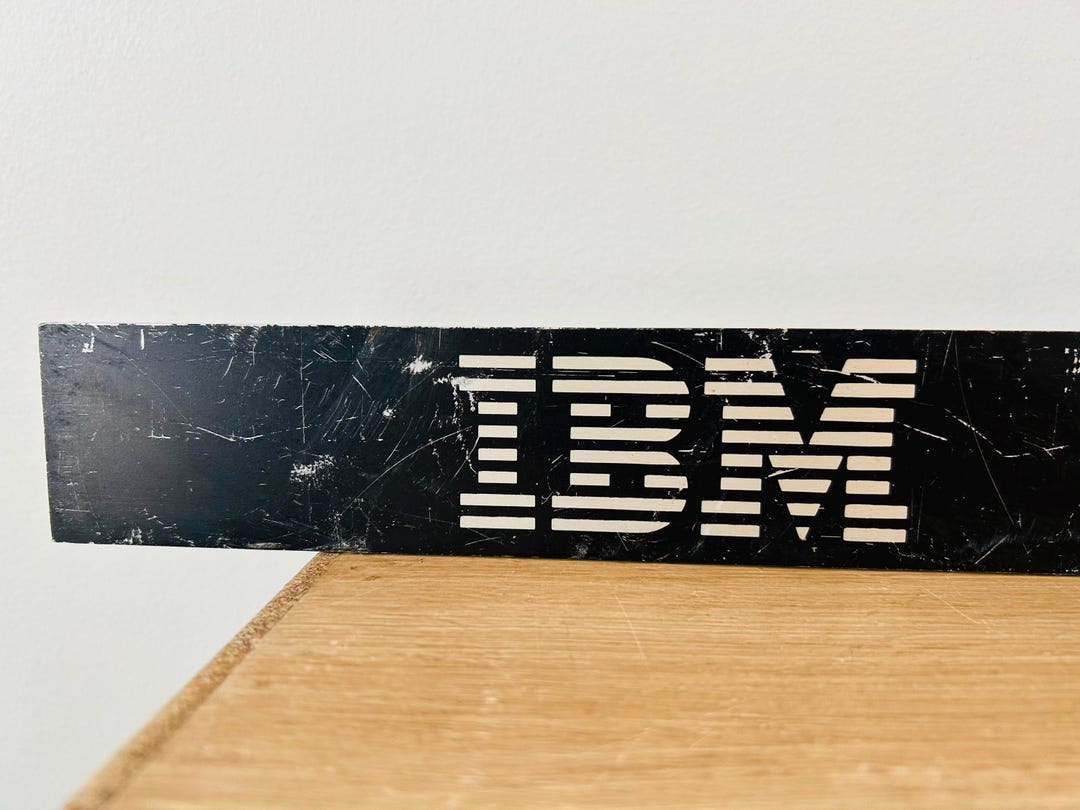 Vintage IBM System 370 Model 148 Computer Sign for Mainframe Computer ...
