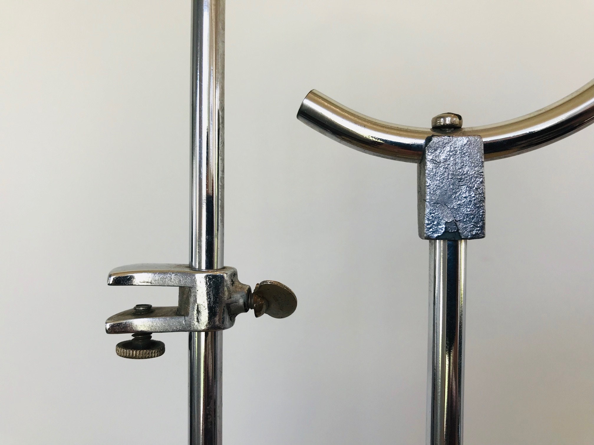 Vintage Mid Century Modern Chrome Store Display Stand | Etsy