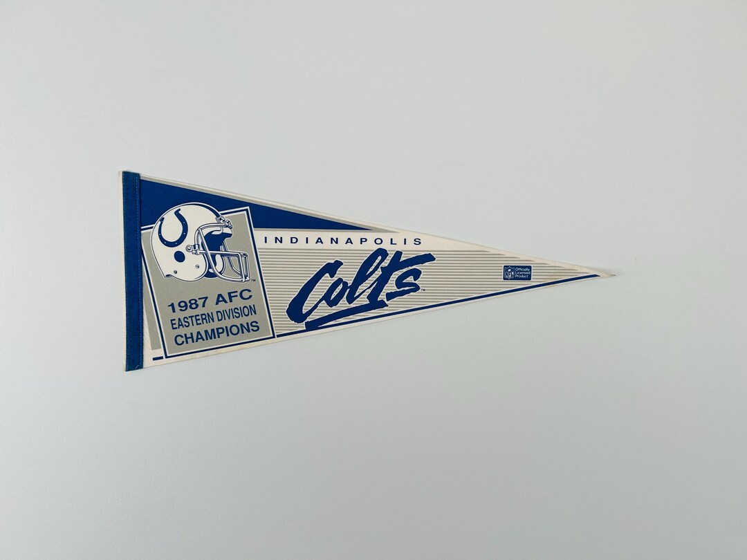 Vintage 1987 Indianapolis Colts AFC Eastern Division Champions NFL ...