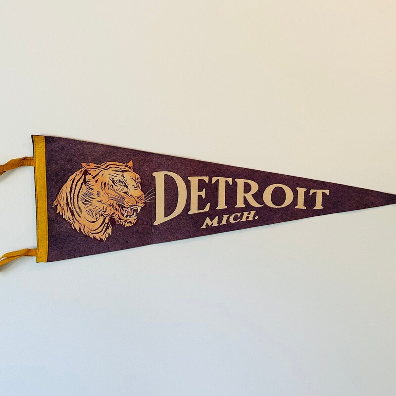 Michigan Pennant - Etsy