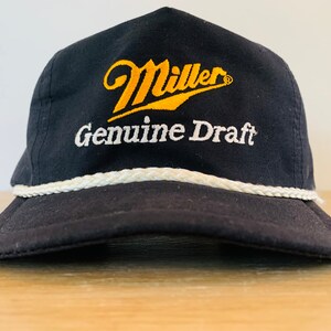 Vintage Miller Genuine Draft Snapback Hat Cap - Etsy