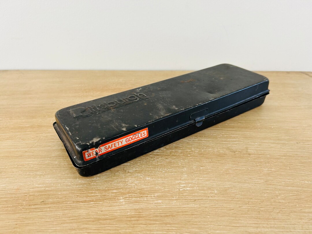 Vintage Metal Pittsburgh Tool Box - Etsy