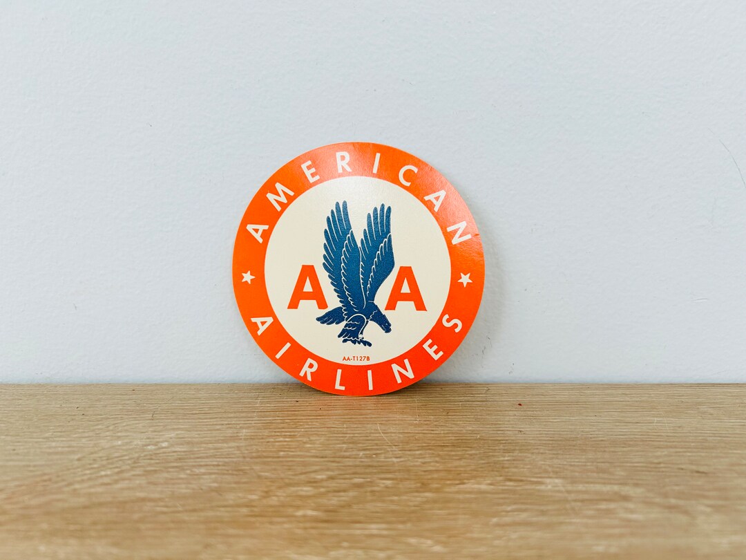 Vintage American Airlines Sticker Gum Label Luggage Label AA-T127B - Etsy