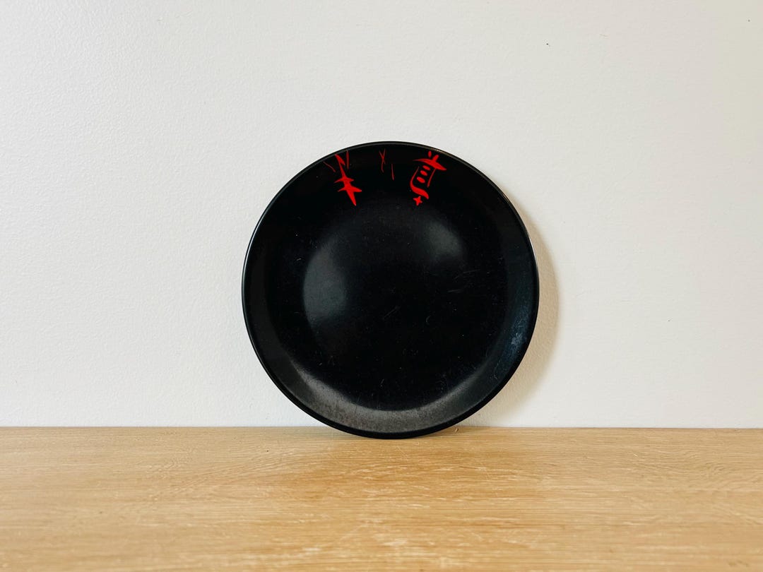 Vintage Ebonyte Mid Century Modern Melmac Plate Kaye Lamonye by ...