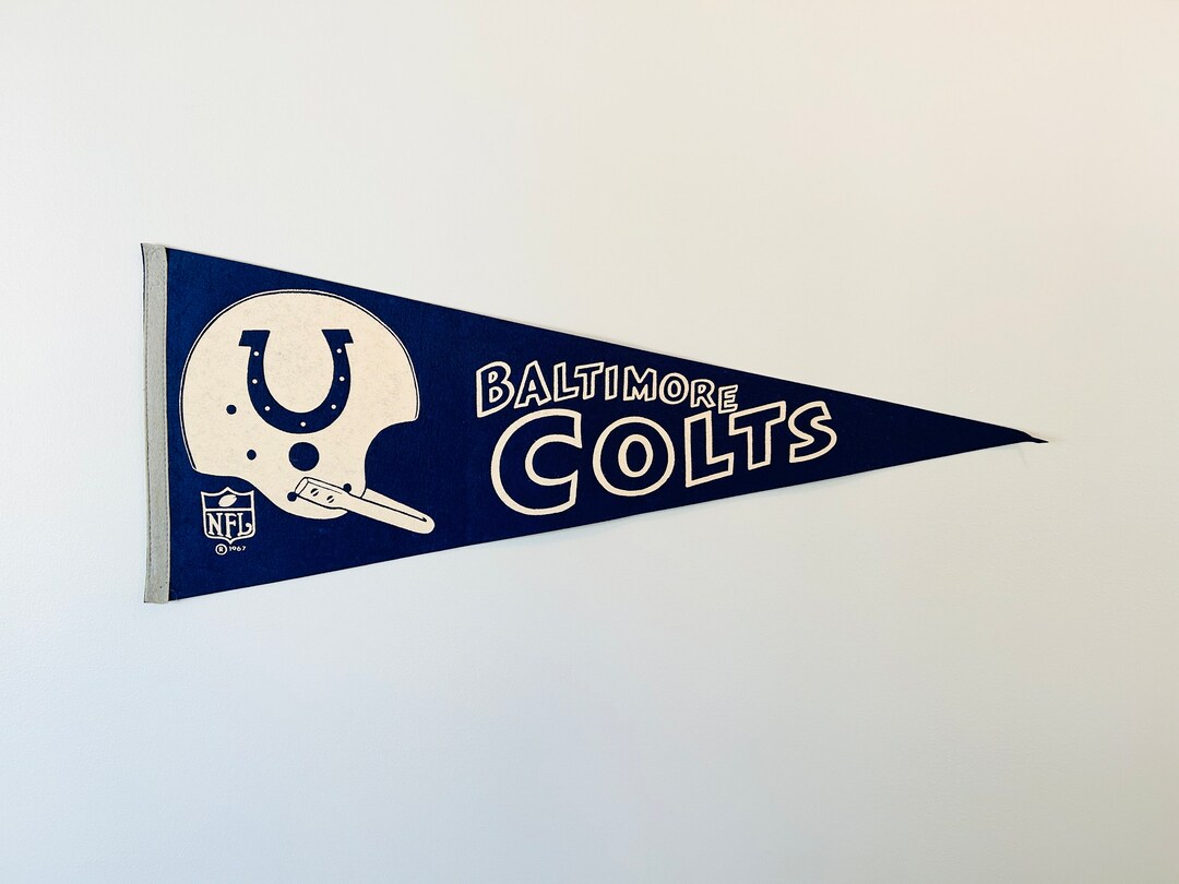 Vintage 1967 Baltimore Colts NFL Football Pennant - Etsy