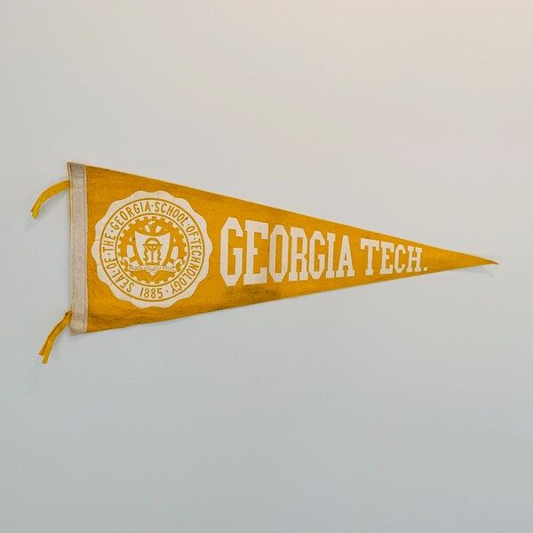 Georgia Tech Mini Pennant - Etsy