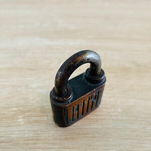 Vintage Fraim Brass Padlock Antique Lock No Key - Etsy