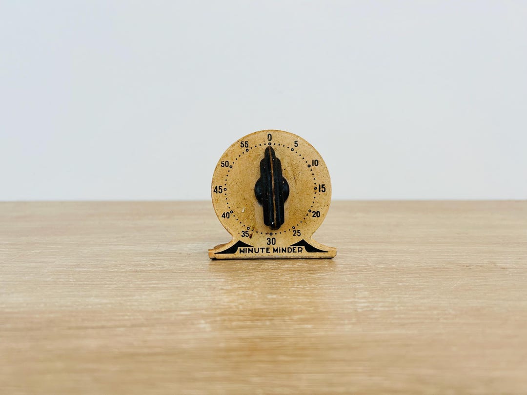 Vintage Minute Minder 60 Minute Kitchen Timer as is Condition - Etsy