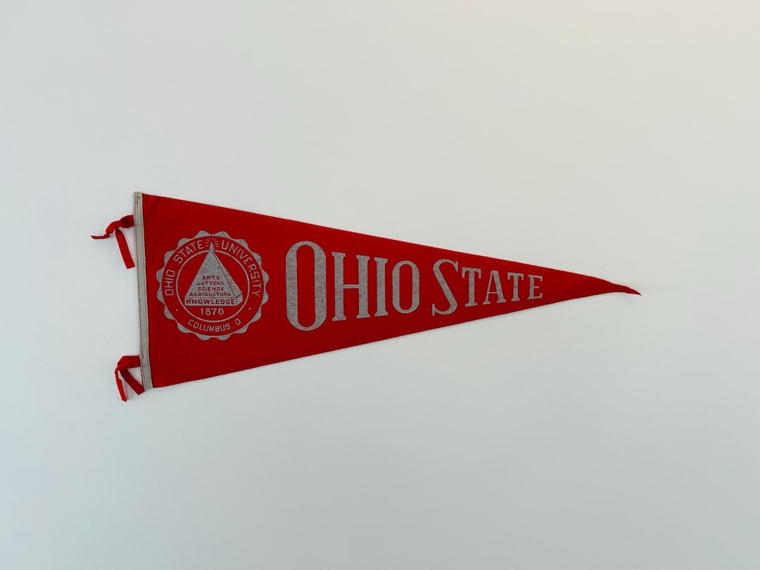 Vintage Ohio State University Full Size Pennant - Etsy
