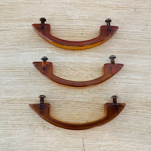 Vintage Bakelite Drawer Handles Set of 3 - Etsy