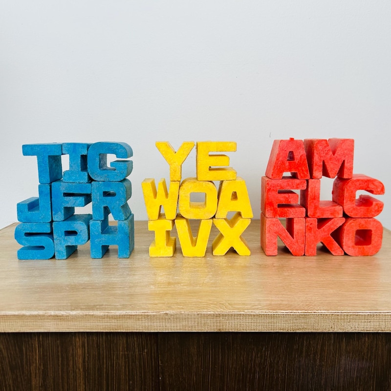 Alphabet Plushies - Etsy