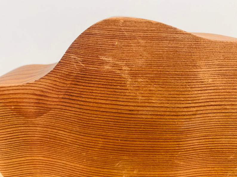 Vintage Wooden Buffalo Figure | Etsy