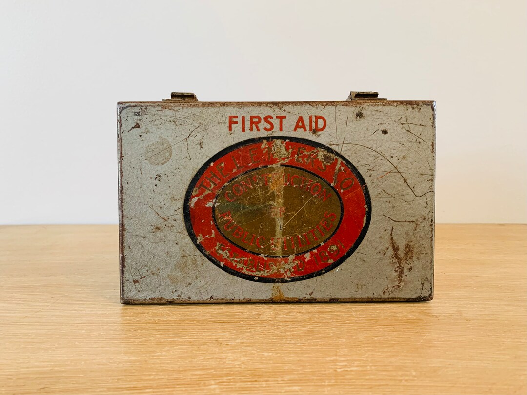 Vintage First Aid Box for the L. E. Myers Co. Electrical Contractor by ...