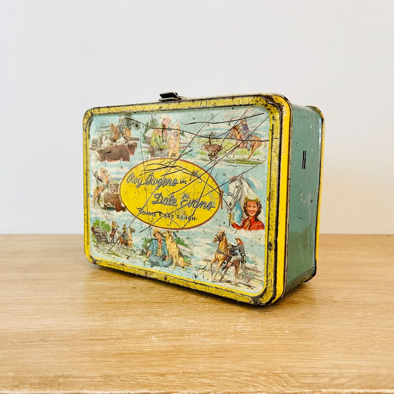 1950s Lunch Box - Etsy