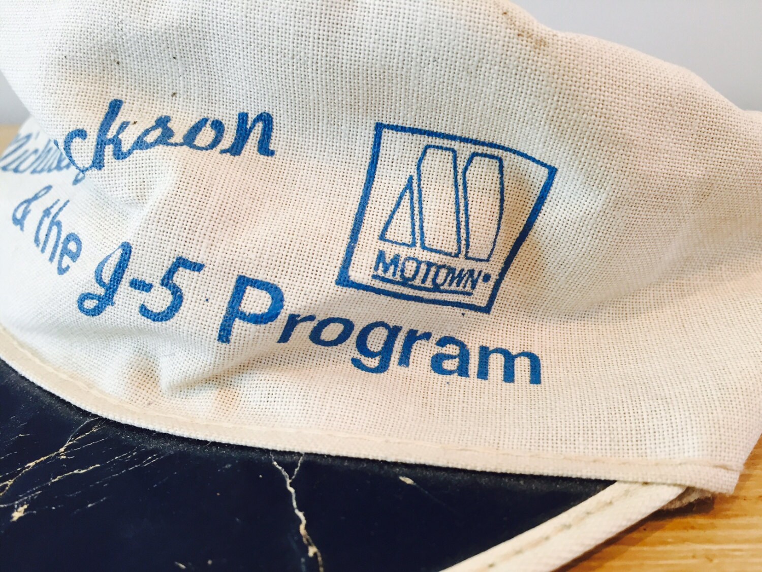 Vintage Michael Jackson J-5 Motown Concert Program Vendor Hat - Etsy