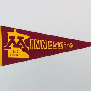 Vintage University of Minnesota Pennant - Etsy