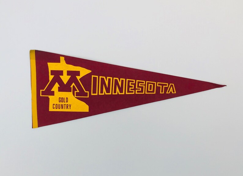 Vintage University of Minnesota Pennant | Etsy