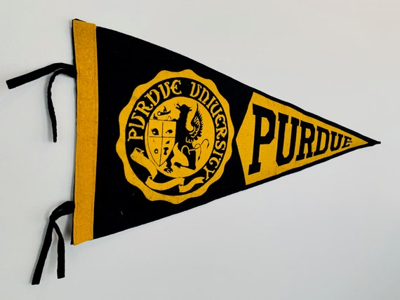 Souvenirs & Events Vintage Purdue University Pennant Art & Collectibles ...