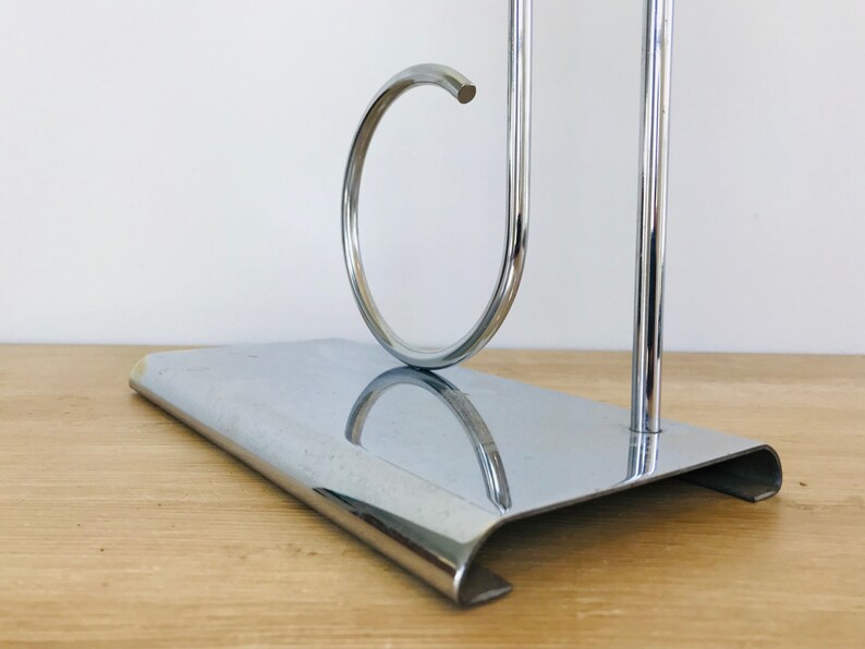 Vintage Mid Century Modern Chrome Store Display Stand | Etsy