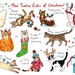 The Twelve Cats of Christmas... A Christmas Card for Cat Lovers! - Etsy UK