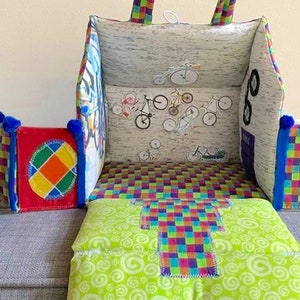 PORTABLE Travel Fabric Dollhouses- Representation of Your Own House ...