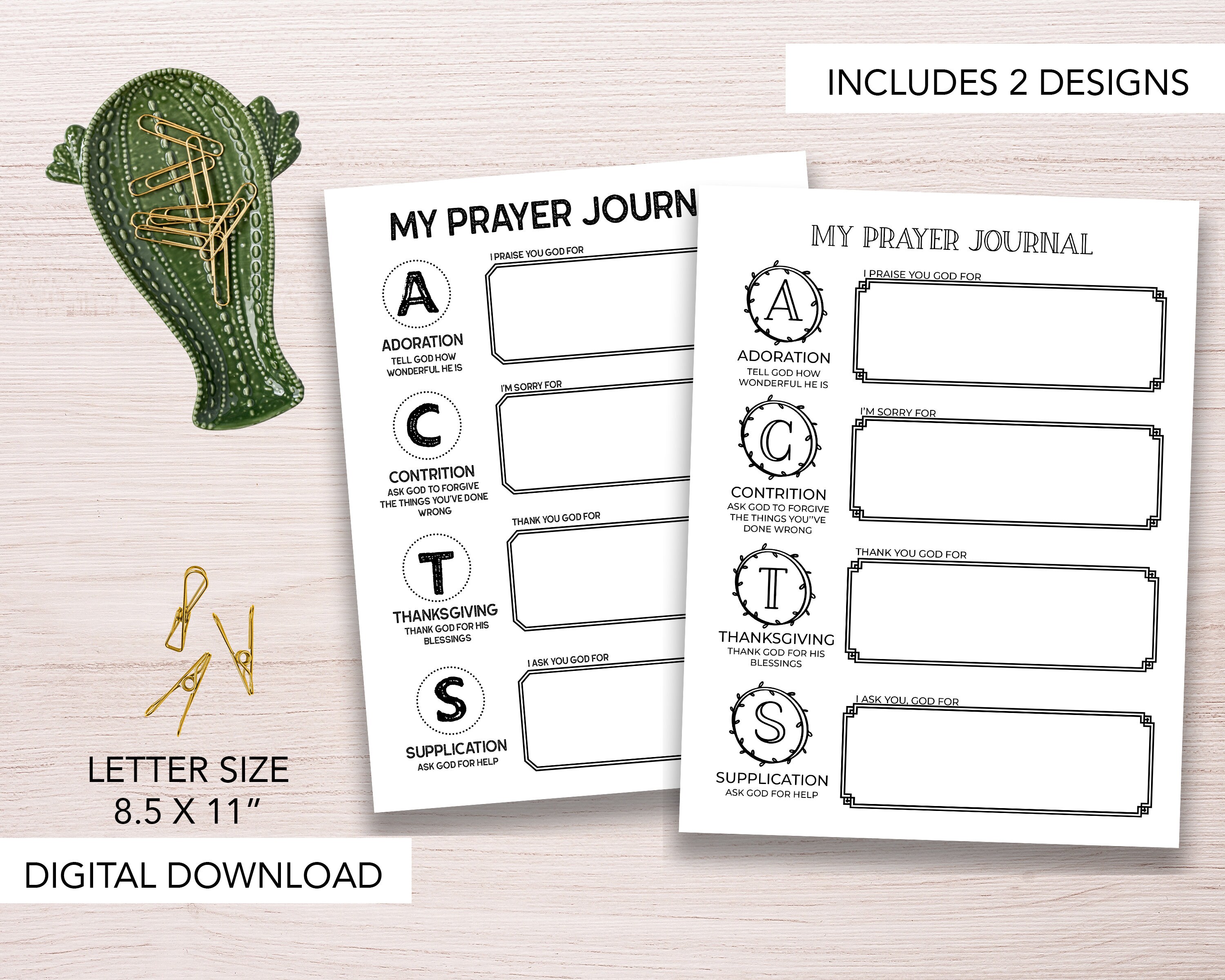 Children's PRAYER JOURNAL | Kid's Prayer List | Prayer Notes for Kids ...