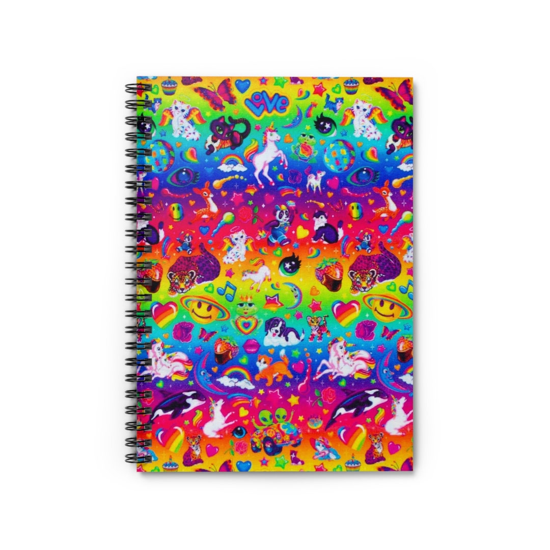 Lisa Frank Style Notebook (multicolor) - Etsy