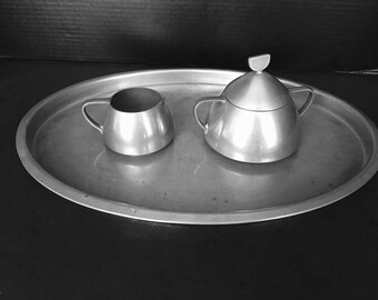 Pewter tea set | Etsy