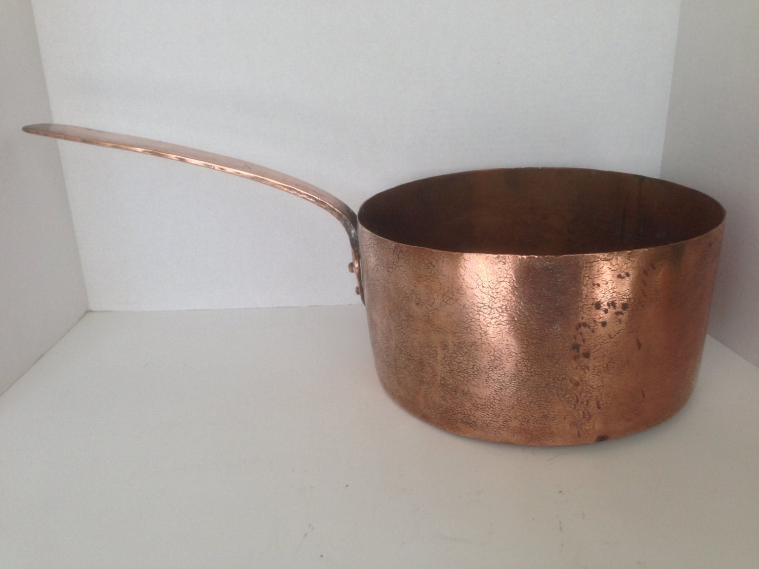 Old Heavy Copper Pan/pot 1800'S 7 LB - Etsy