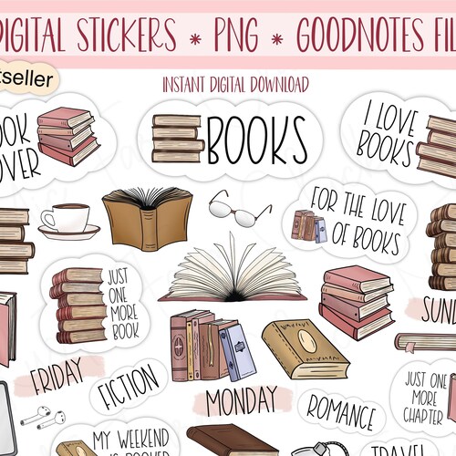 Daily Tasks Digital Stickers Pre-cropped for Goodnotes 5 - Etsy