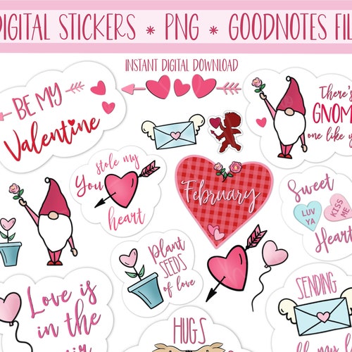 BORDERS & FRAMES Digital Stickers for Goodnotes Decorative | Etsy