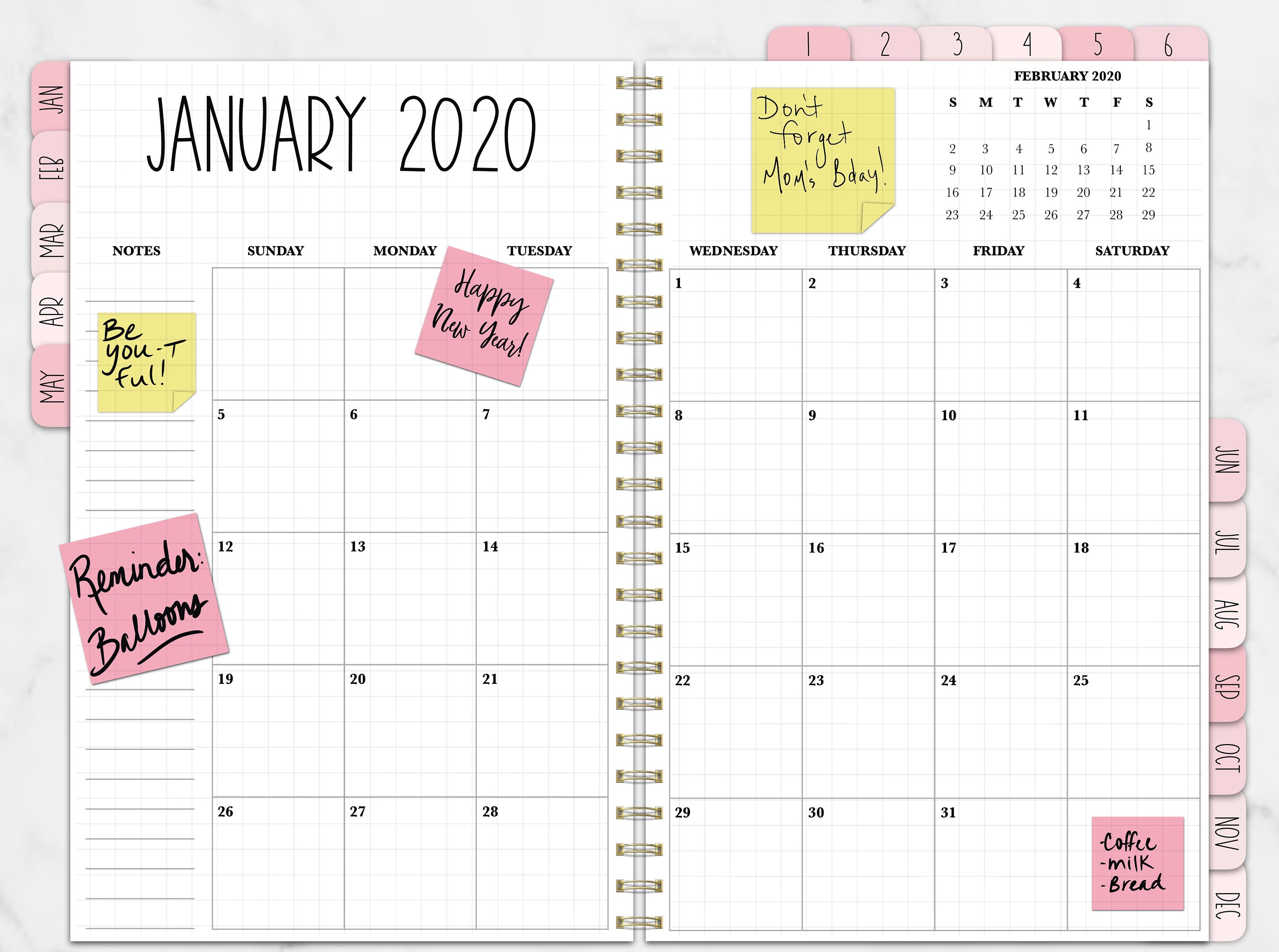 CUTE PINK Digital Stickers for Goodnotes Pre-cropped PNG | Etsy