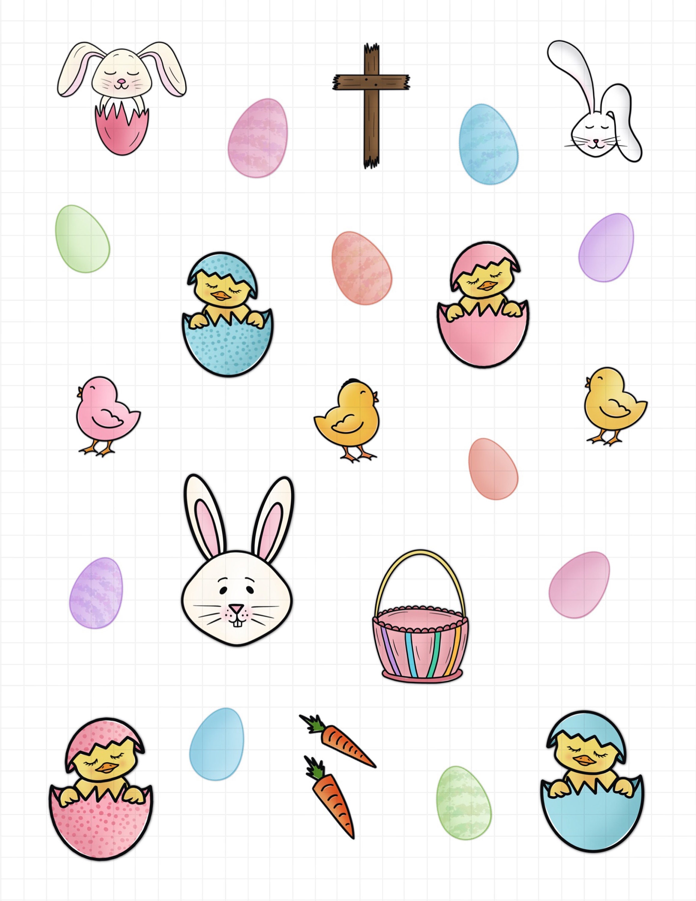 EASTER Digital Stickers for GoodNotes Planner GoodNotes | Etsy