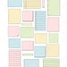 NOTES & NOTEPADS Digital Stickers for Goodnotes, Pastel Sticky Notes ...