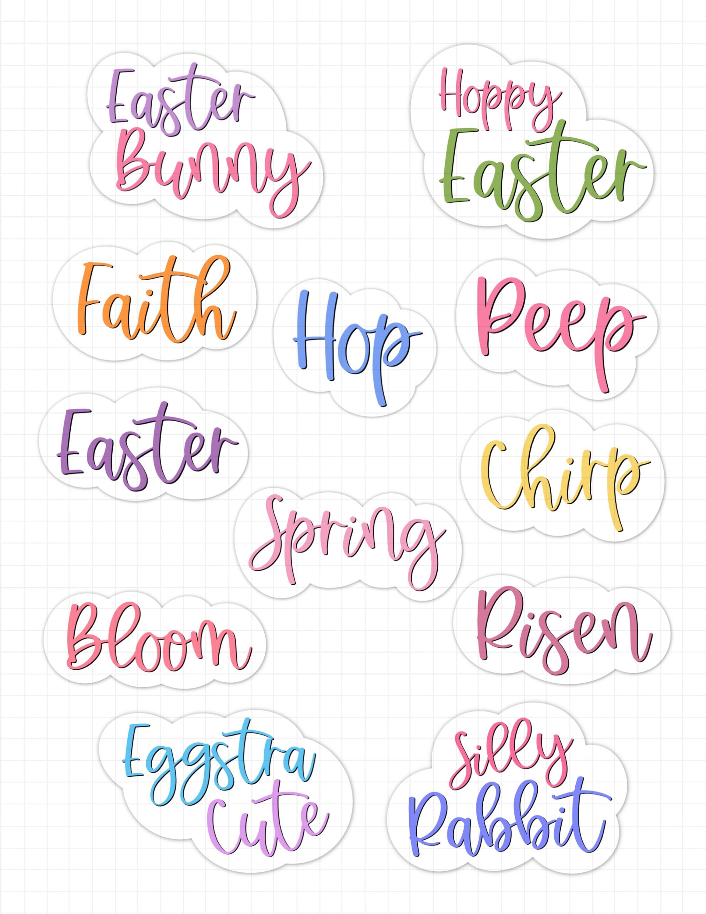 EASTER Digital Stickers for GoodNotes Planner GoodNotes | Etsy