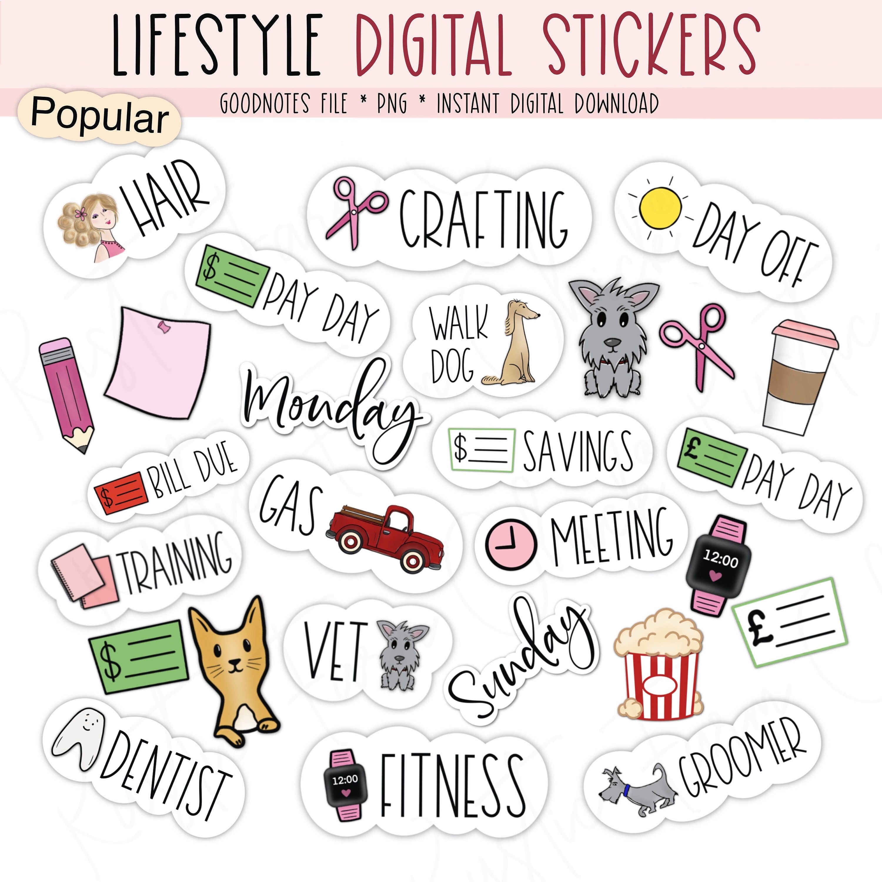 Teacher Motivational Digital Stickers - Etsy