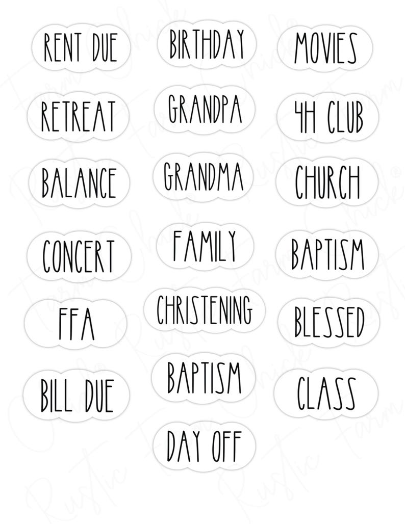 MOM LIFE Planner Words & Phrases, Goodnotes Stickers, Pre-cropped ...