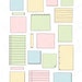 NOTES & NOTEPADS Digital Stickers for Goodnotes, Pastel Sticky Notes ...