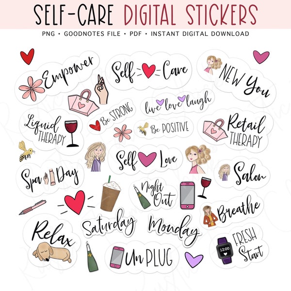 Self Care Sticker - Etsy
