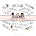 Printable End of Year Digital PNG Sticker Bundle Designs for Teachers ...