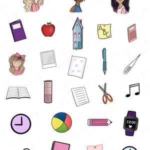 HOMESCHOOL TEACHER Digital Stickers, Goodnotes Stickers, Teaching Theme ...