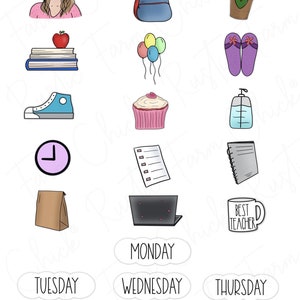 TEACHER Digital Stickers for Goodnotes Classroom Pre-cropped - Etsy