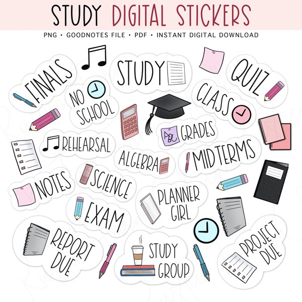 Student Planner Stickers - Etsy