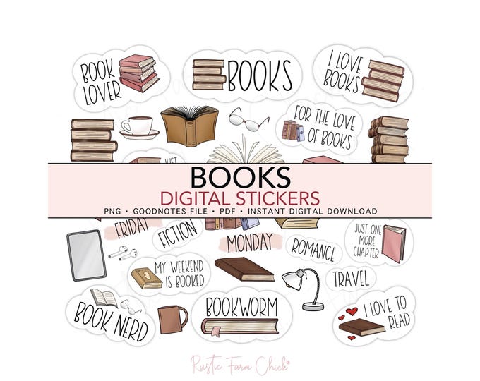 Bakery Digital Sticker, PNG Files of Digital Stickers, Cute Food ...