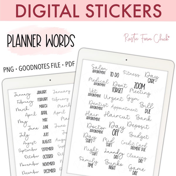 Planner Stickers - Etsy
