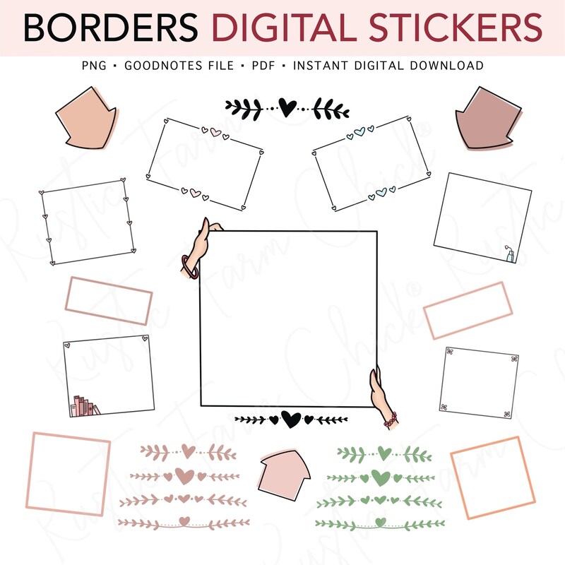 Sticker Frames - Etsy