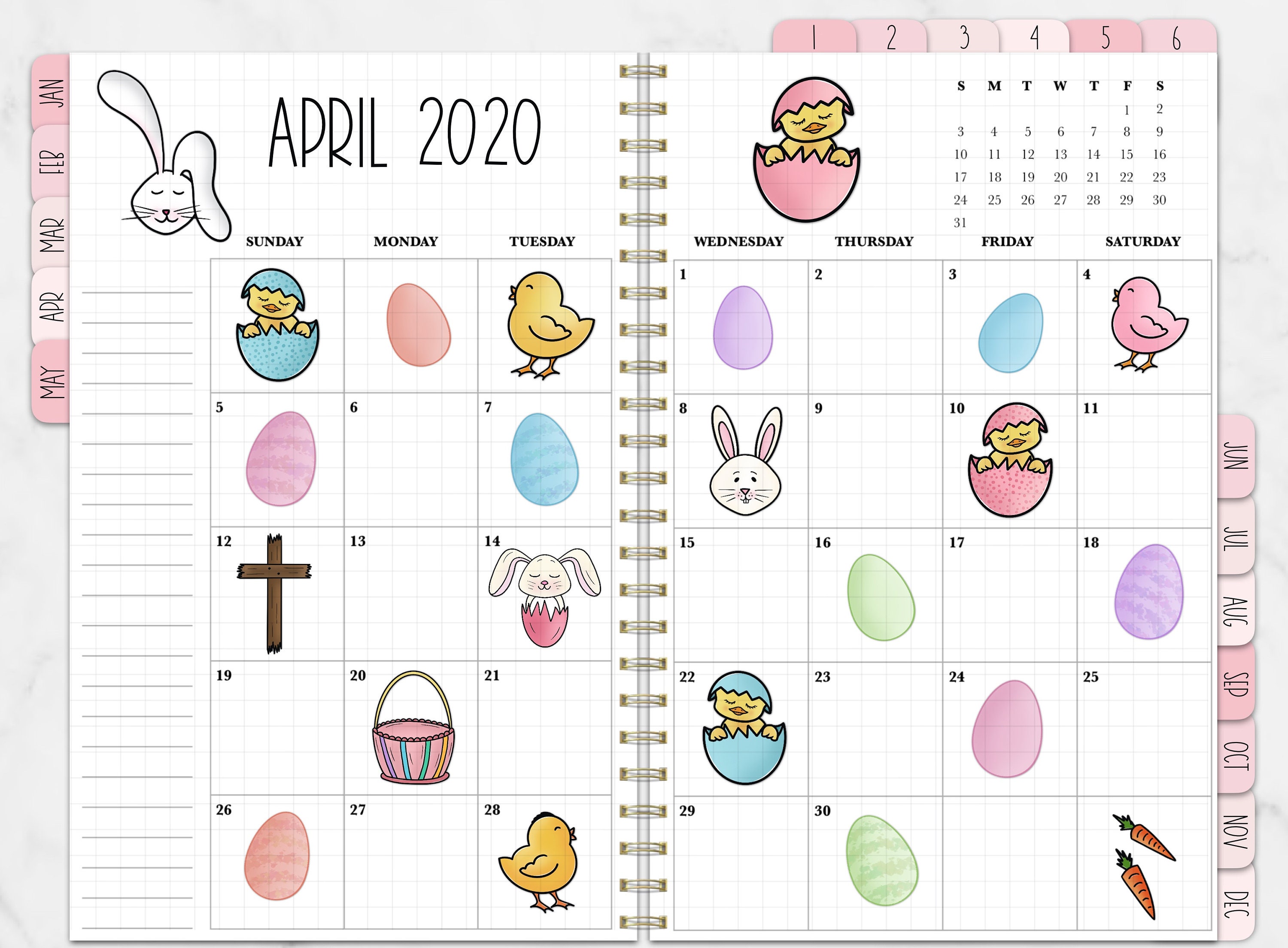EASTER Digital Stickers for GoodNotes Planner GoodNotes | Etsy