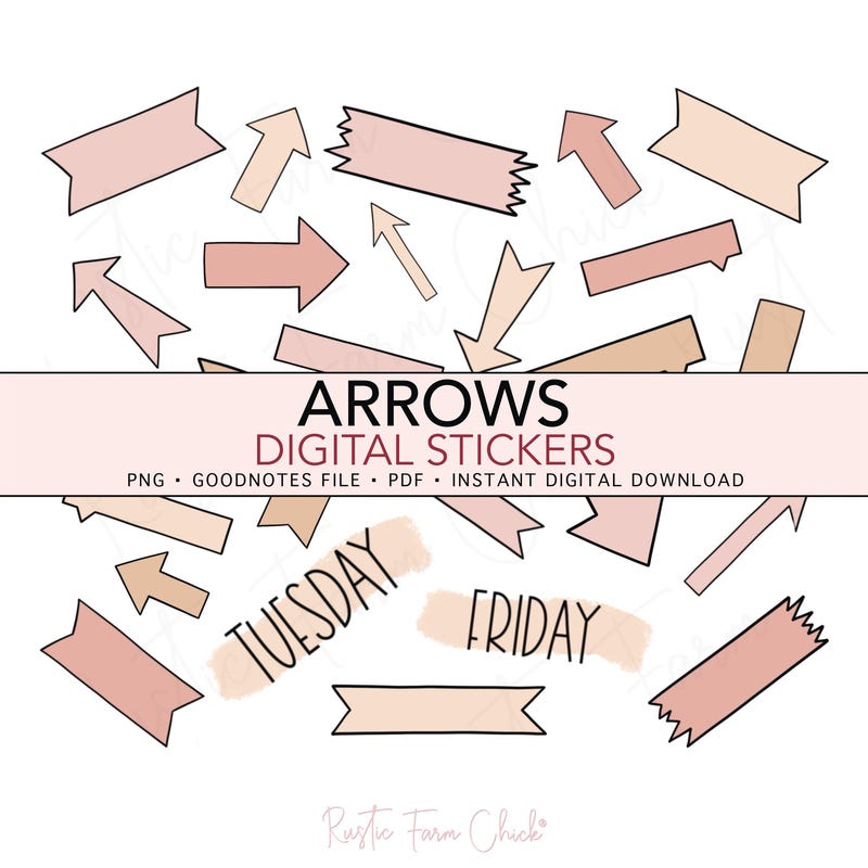 Arrow Stickers - Etsy