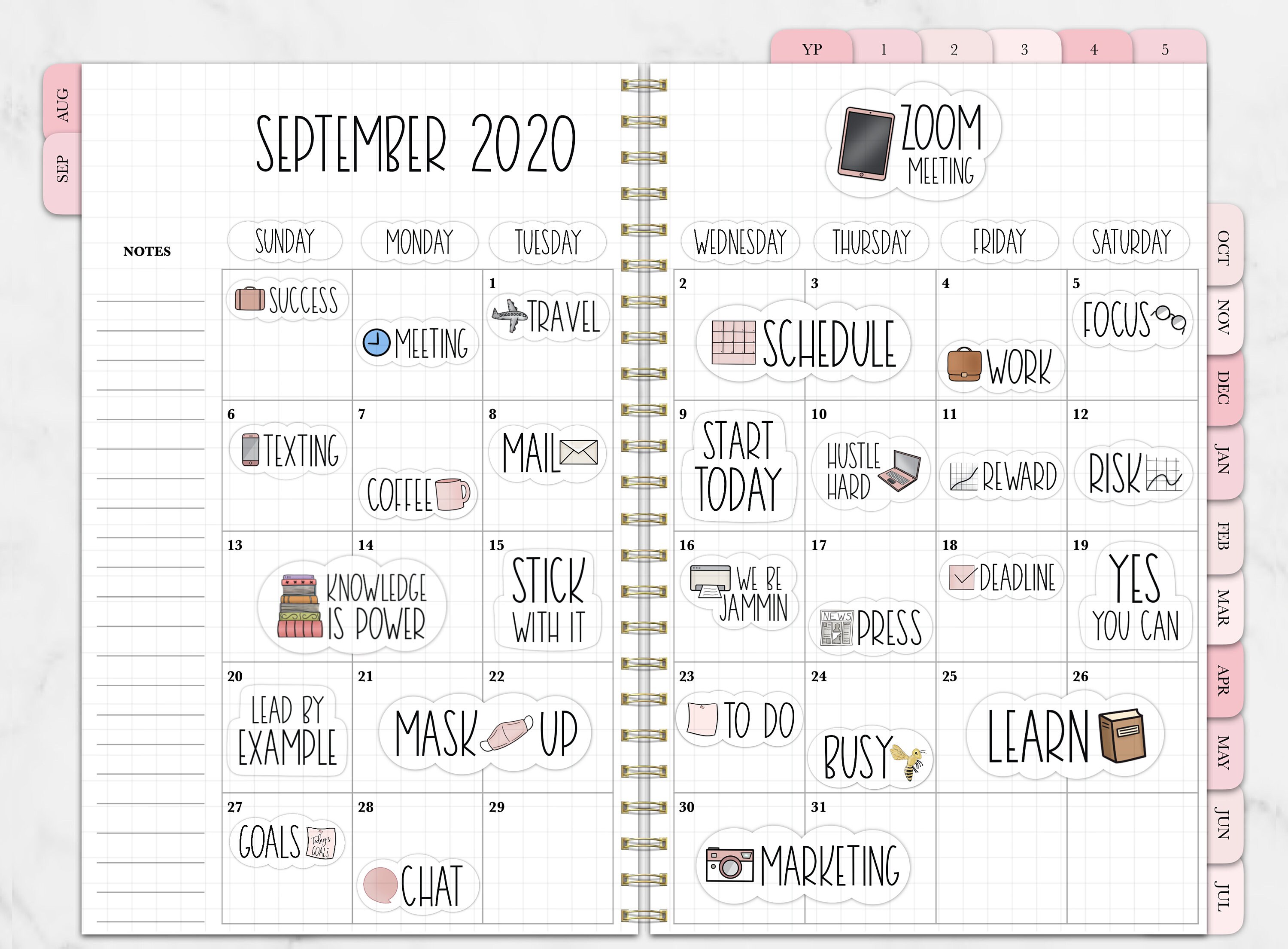 Paper & Party Supplies THE OFFICE STICKERS goodnotes stickers printable ...